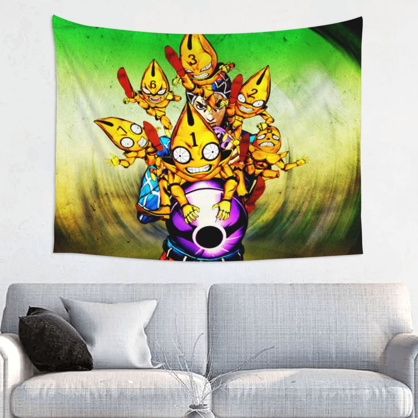 JoJo Bizarre Adventure Tapestry Anime Poster Large Background Wall Art ...