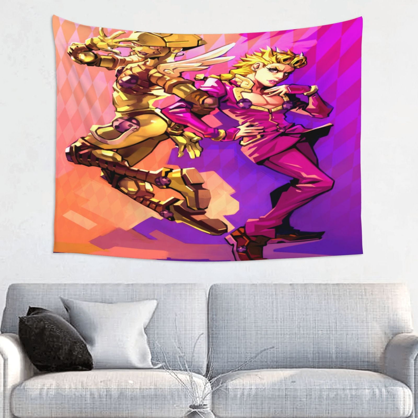 JoJo Bizarre Adventure Tapestry Anime Poster Large Background Wall Art ...