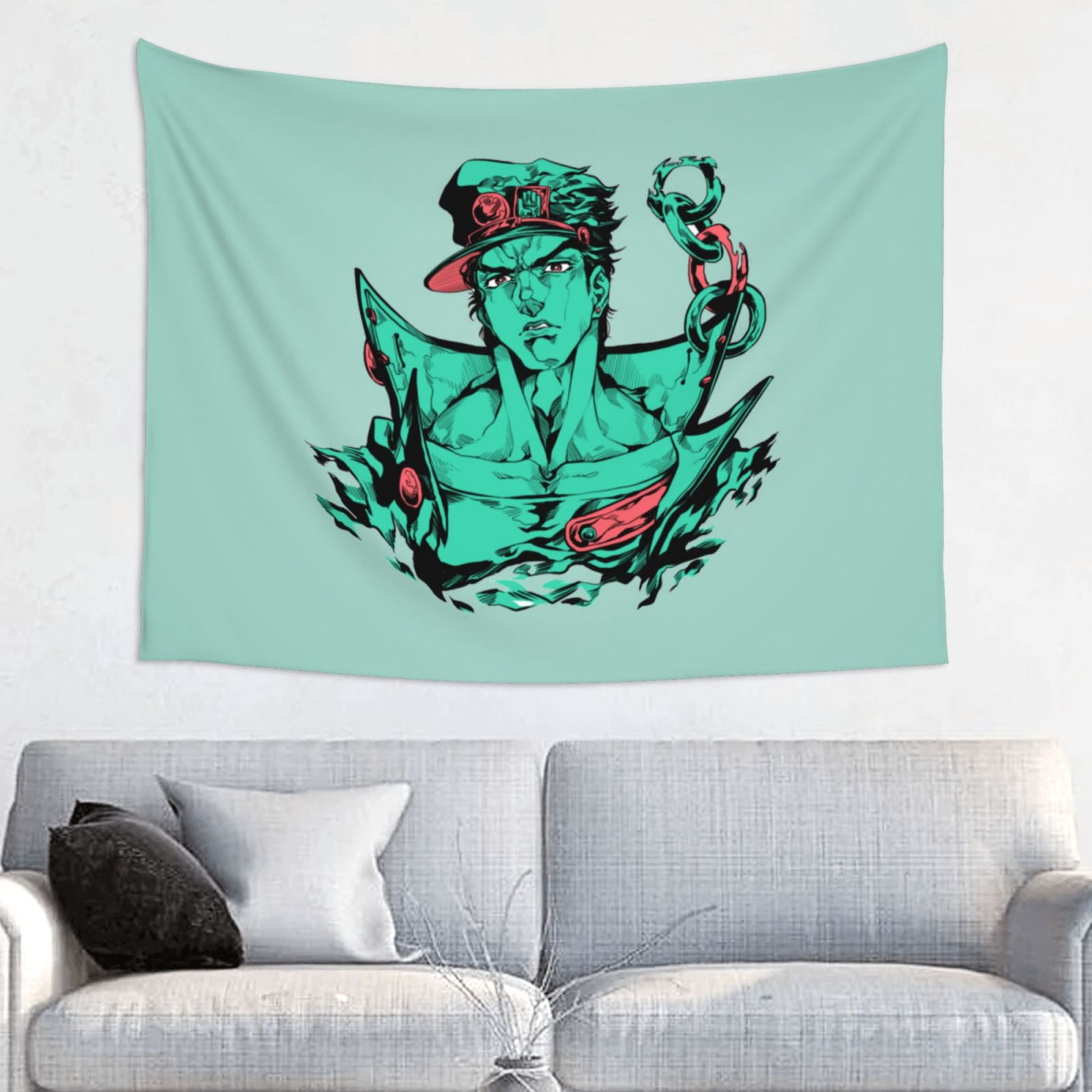 JoJo Bizarre Adventure Tapestry Anime Poster Large Background Wall Art ...