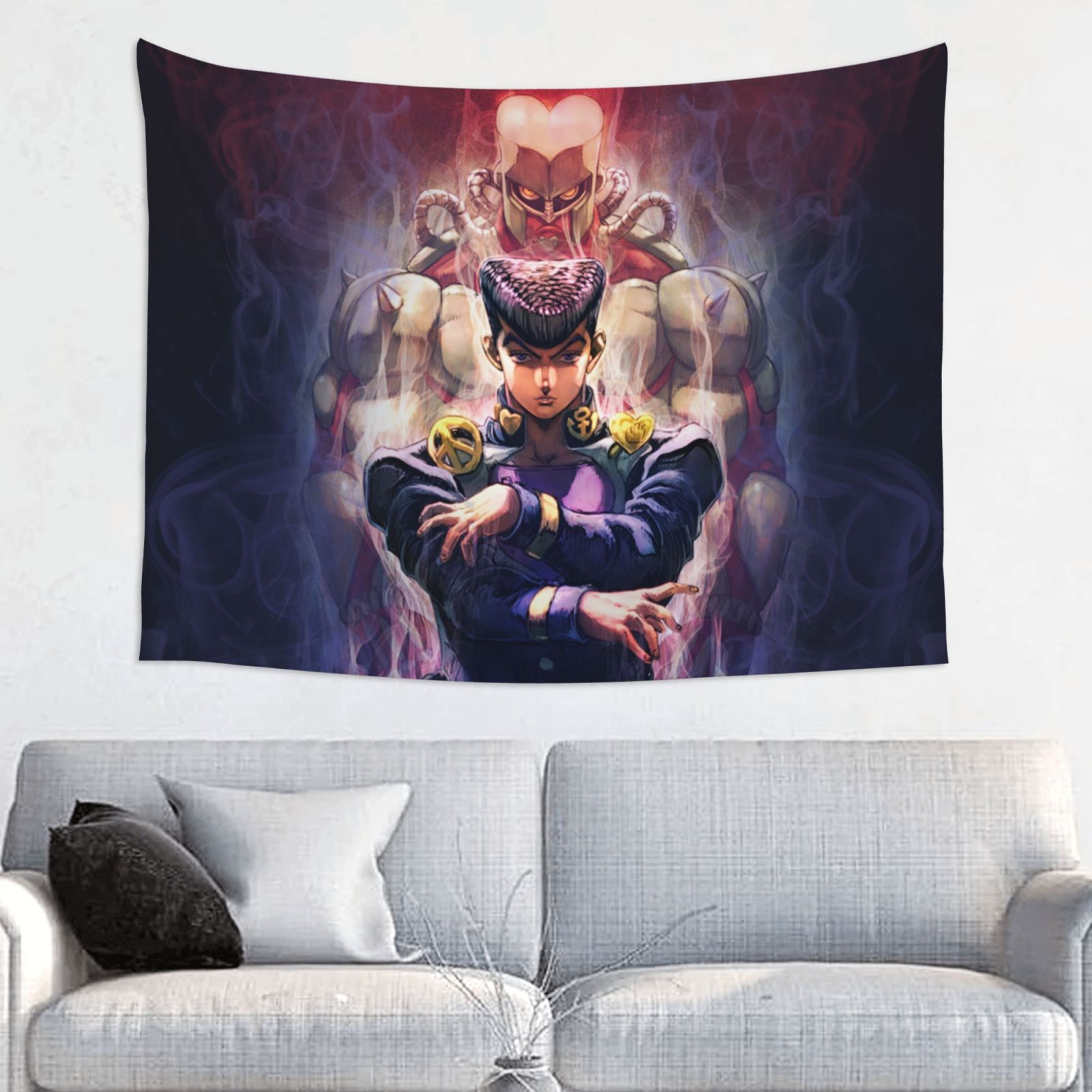 JoJo Bizarre Adventure Tapestry Anime Poster Large Background Wall Art ...