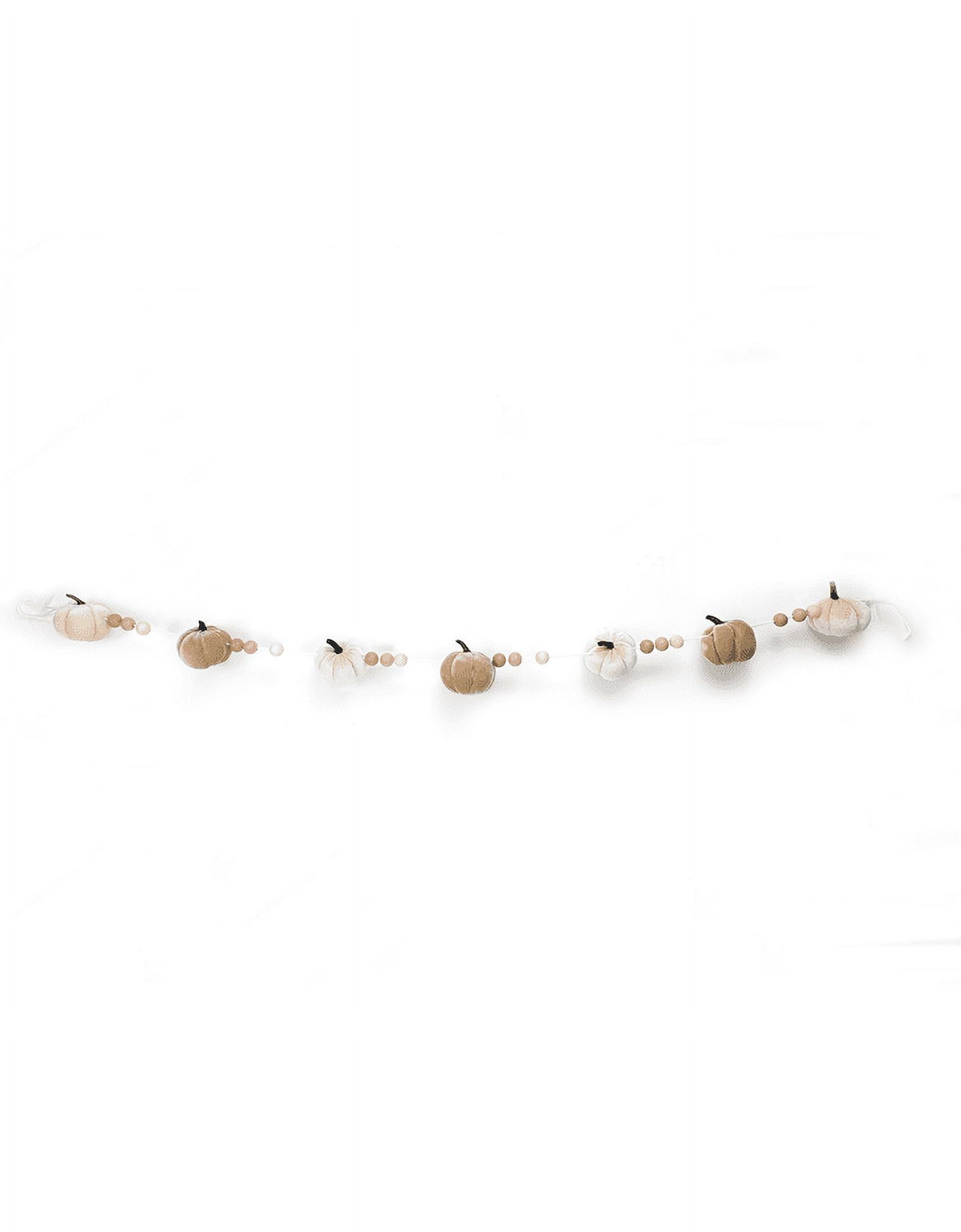 JoJo Fletcher Plush Pumpkin Garland for Fall-Theme Decorations ...