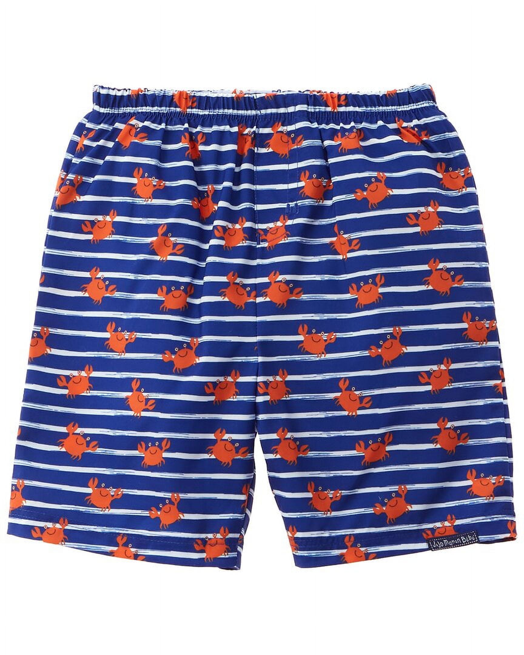 JoJo Maman Bébé boys Swim Short, 0-3 mths, Red - Walmart.com