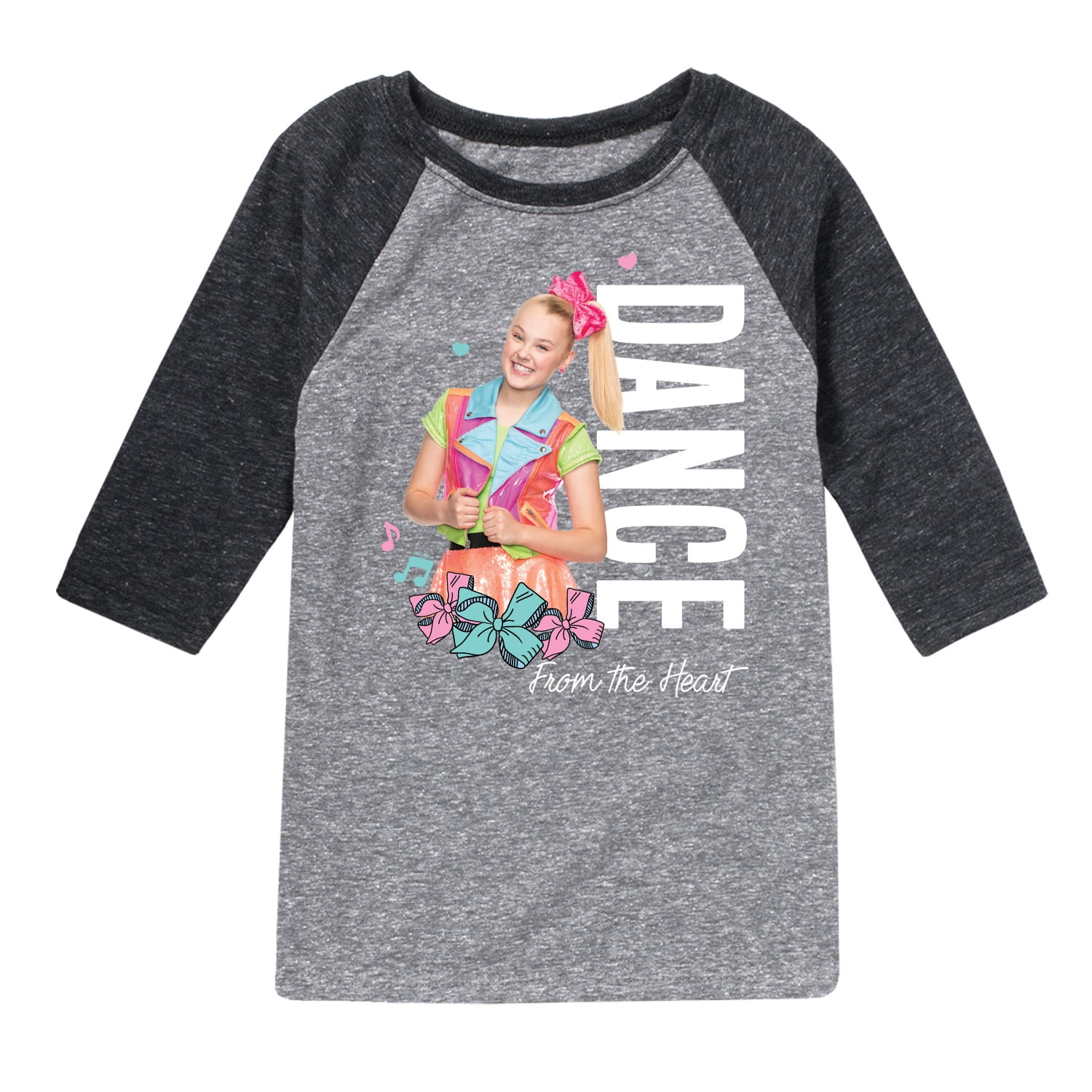 JoJo Siwa - Dance From the Heart - Toddler And Youth Raglan Graphic T ...