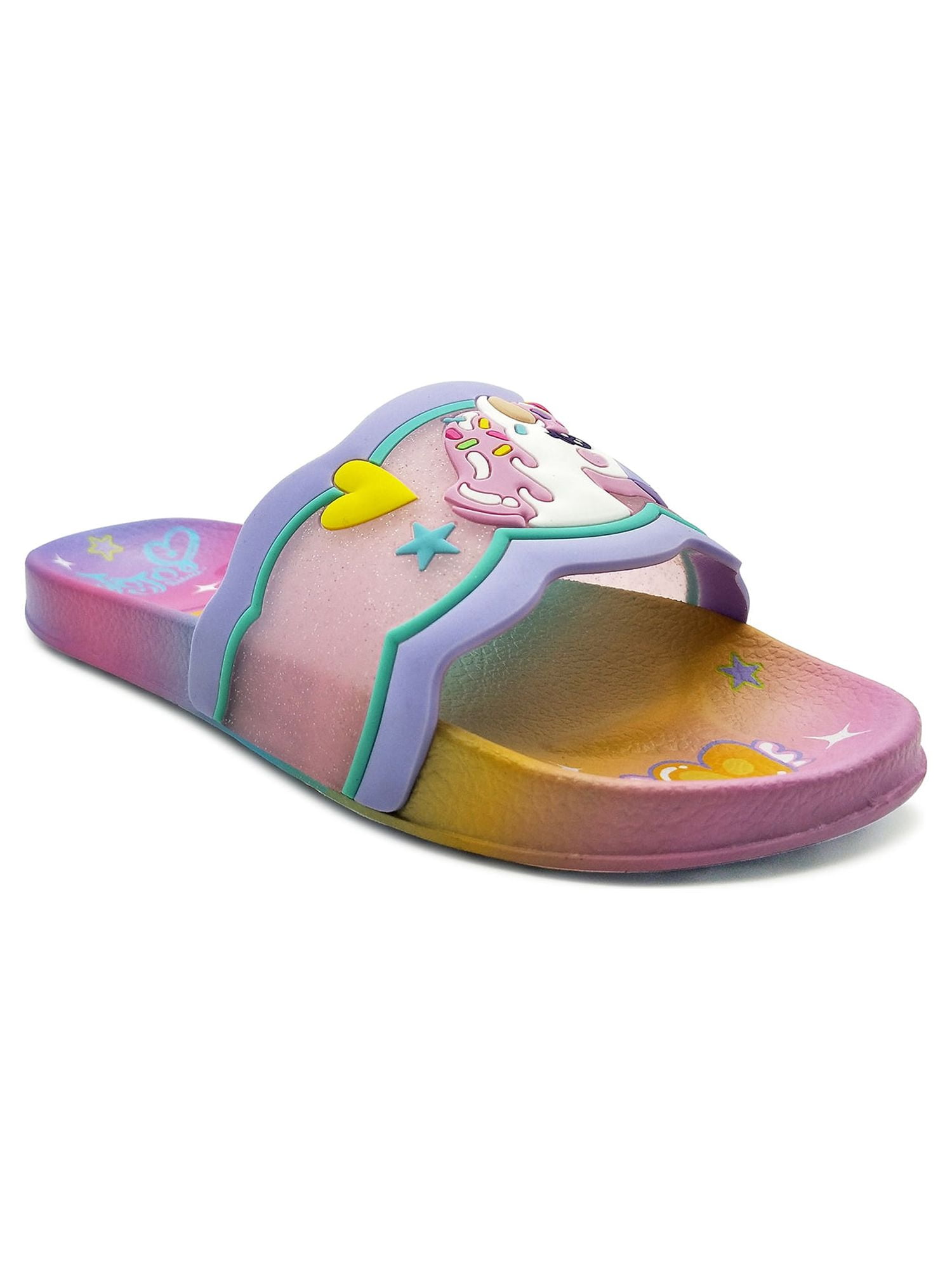 JoJo Siwa Girls EVA Slide Sandals, Open Toe Pink, 12/13 - Walmart.com