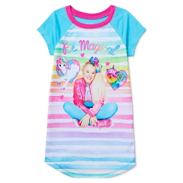 JoJo Siwa Girls Nightgown Pajama, Sizes 4-12 - Walmart.com