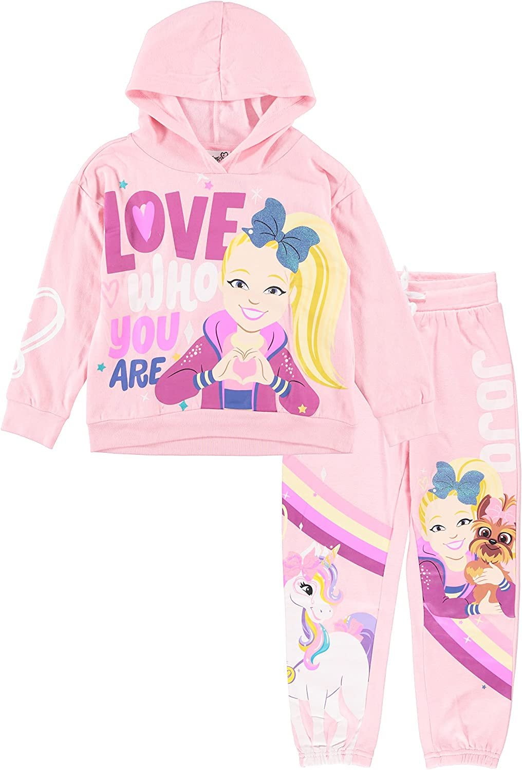 JoJo Siwa Girls Fashion Sweatshirt, Hoodie, and Jogger Outfit Clothing ...
