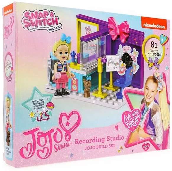 JoJo Siwa Snap & Switch Recording Studio Construction Set - Walmart.com