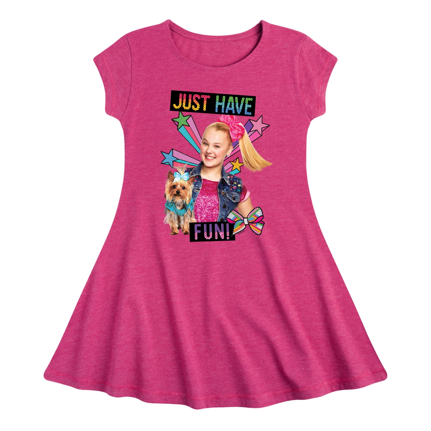 JoJo Siwa - Just Have Fun! - Toddler And Youth Girls Fit And Flare ...