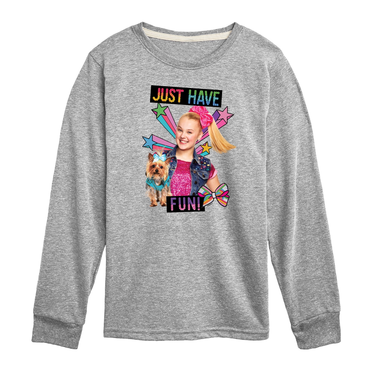 JoJo Siwa - Just Have Fun! - Toddler And Youth Long Sleeve Graphic T ...