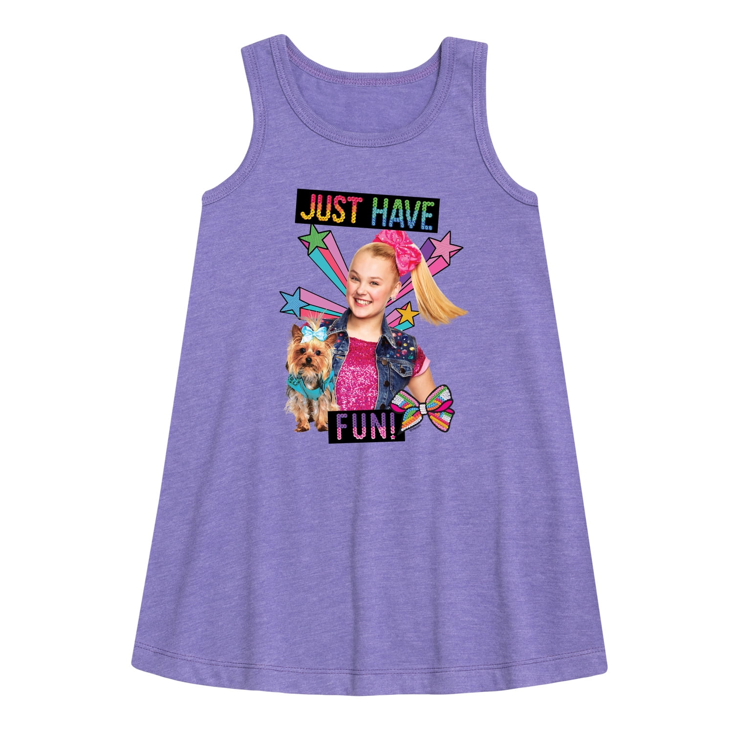 JoJo Siwa - Just Have Fun! - Toddler and Youth Girls A-line Dress ...
