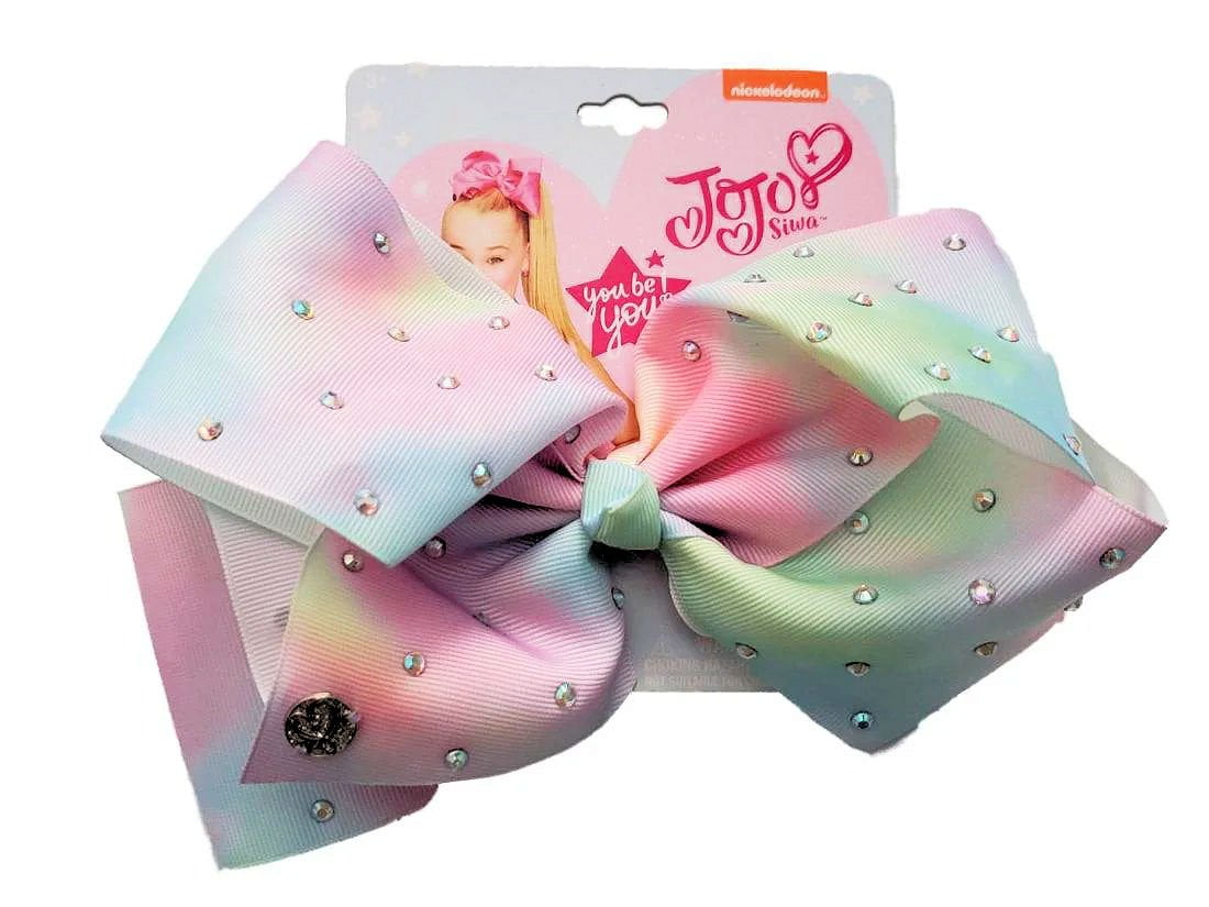 JoJo Siwa Large Cheer Hair Bow Pastel Rhinestone - Walmart.com