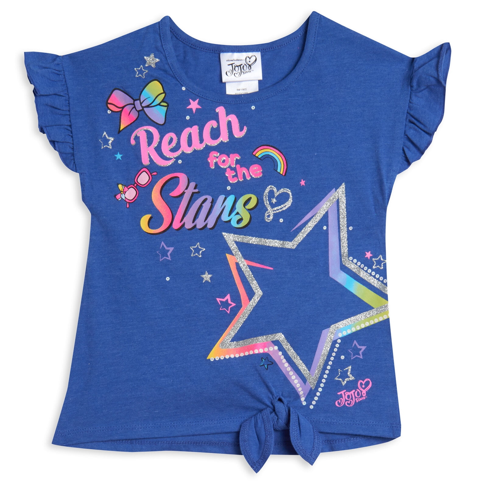 JoJo Siwa Little Girls T-Shirt Little Kid to Big Kid - Walmart.com