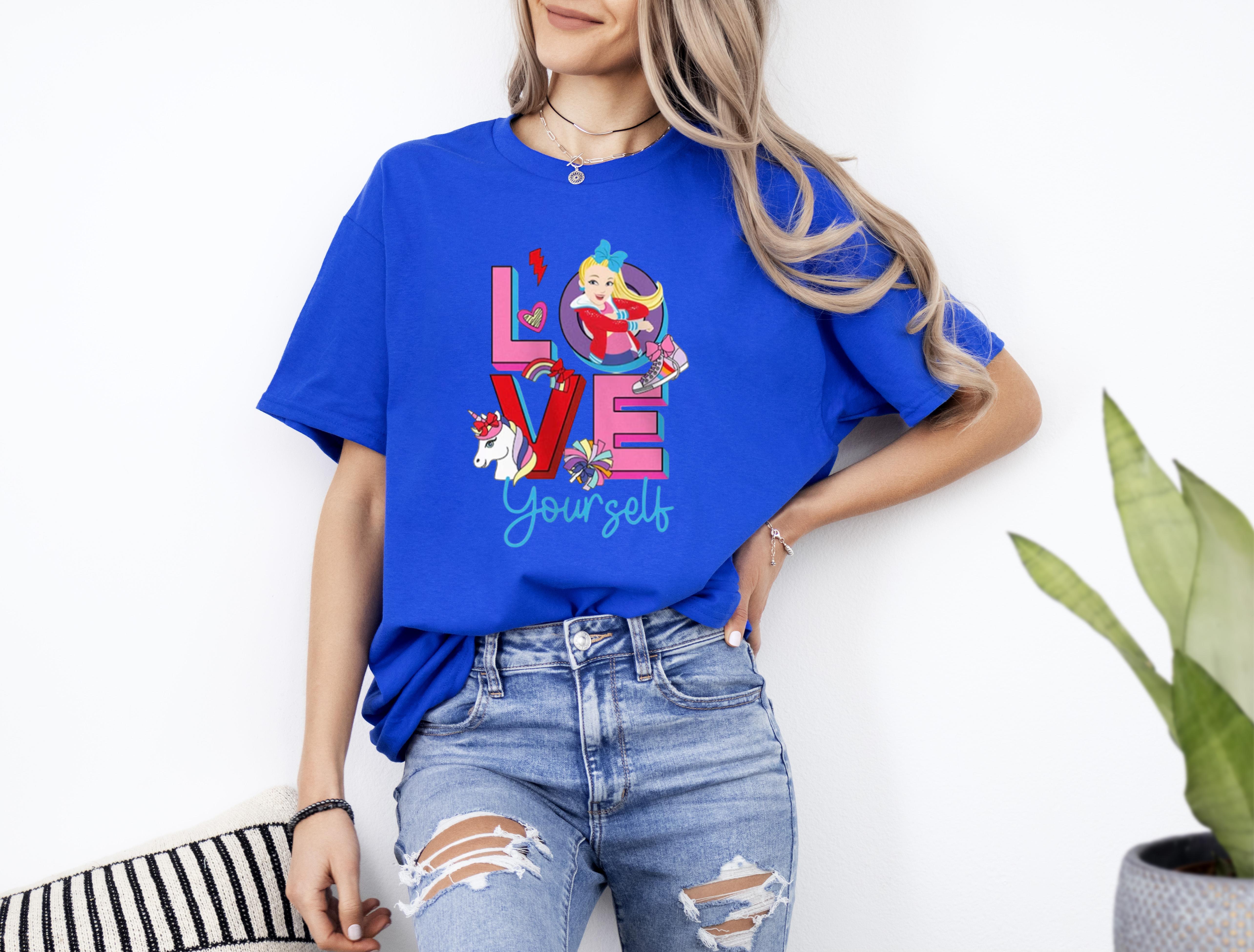JoJo Siwa Mad Engine Youth Valentine's Day T-Shirt Featuring the ...