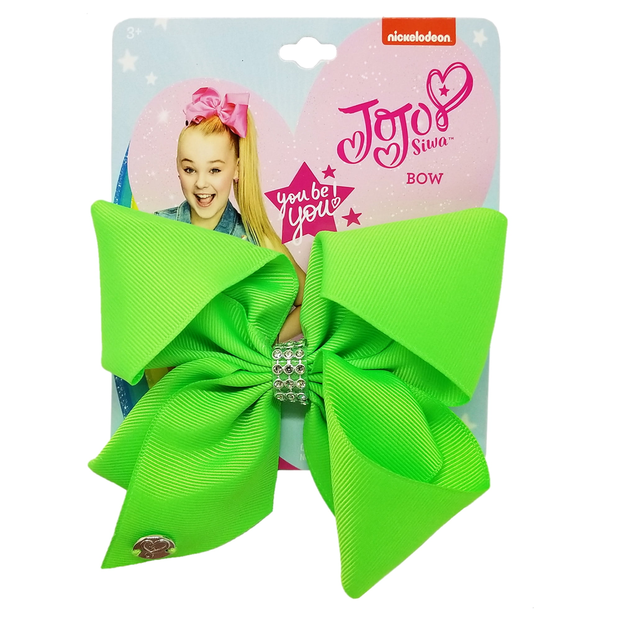 JoJo Siwa Medium Hair Bow (Green) - Walmart.com