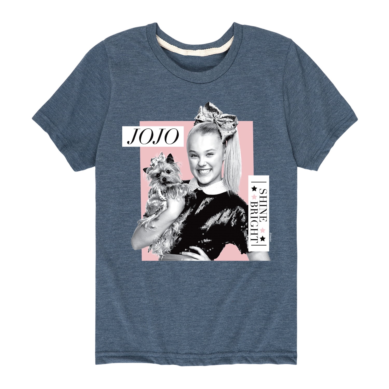 JoJo Siwa - Shine Bright - Toddler And Youth Short Sleeve Graphic T ...