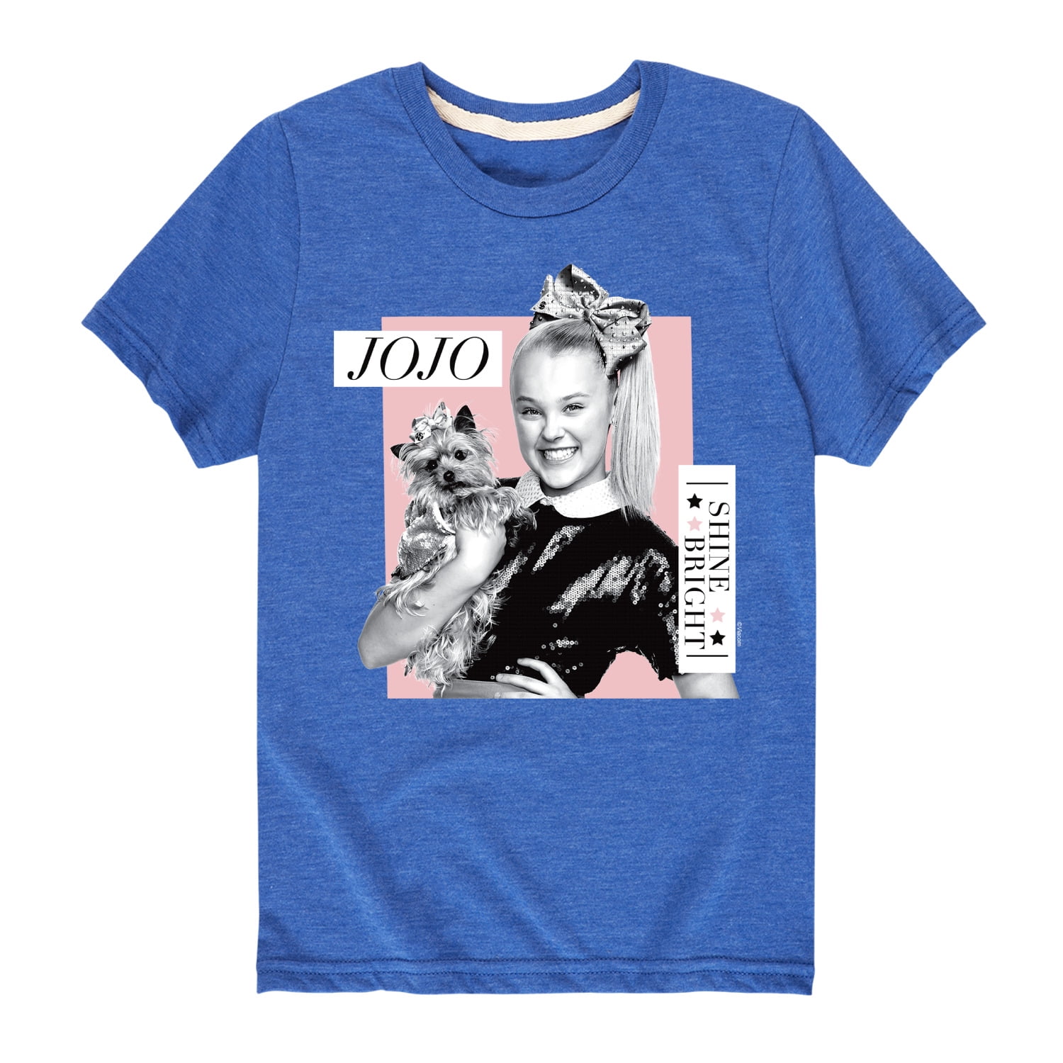 JoJo Siwa - Shine Bright - Toddler And Youth Short Sleeve Graphic T ...
