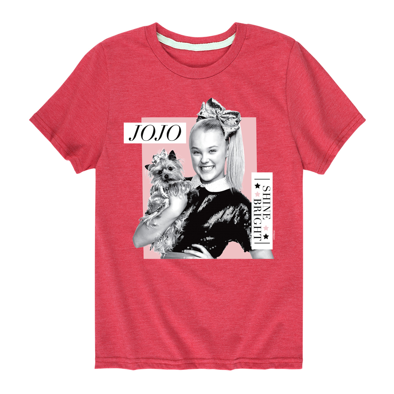 JoJo Siwa - Shine Bright - Toddler And Youth Short Sleeve Graphic T ...