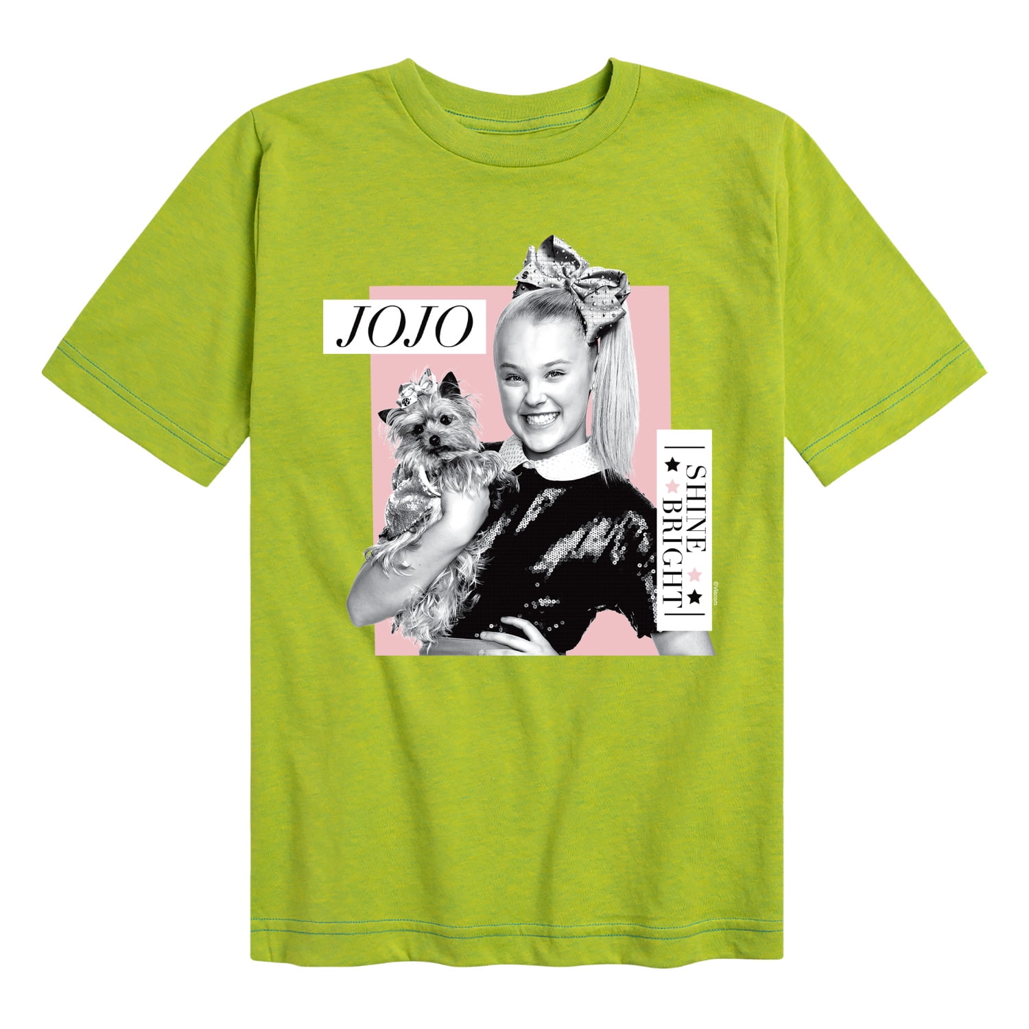 JoJo Siwa - Shine Bright - Toddler And Youth Short Sleeve Graphic T ...