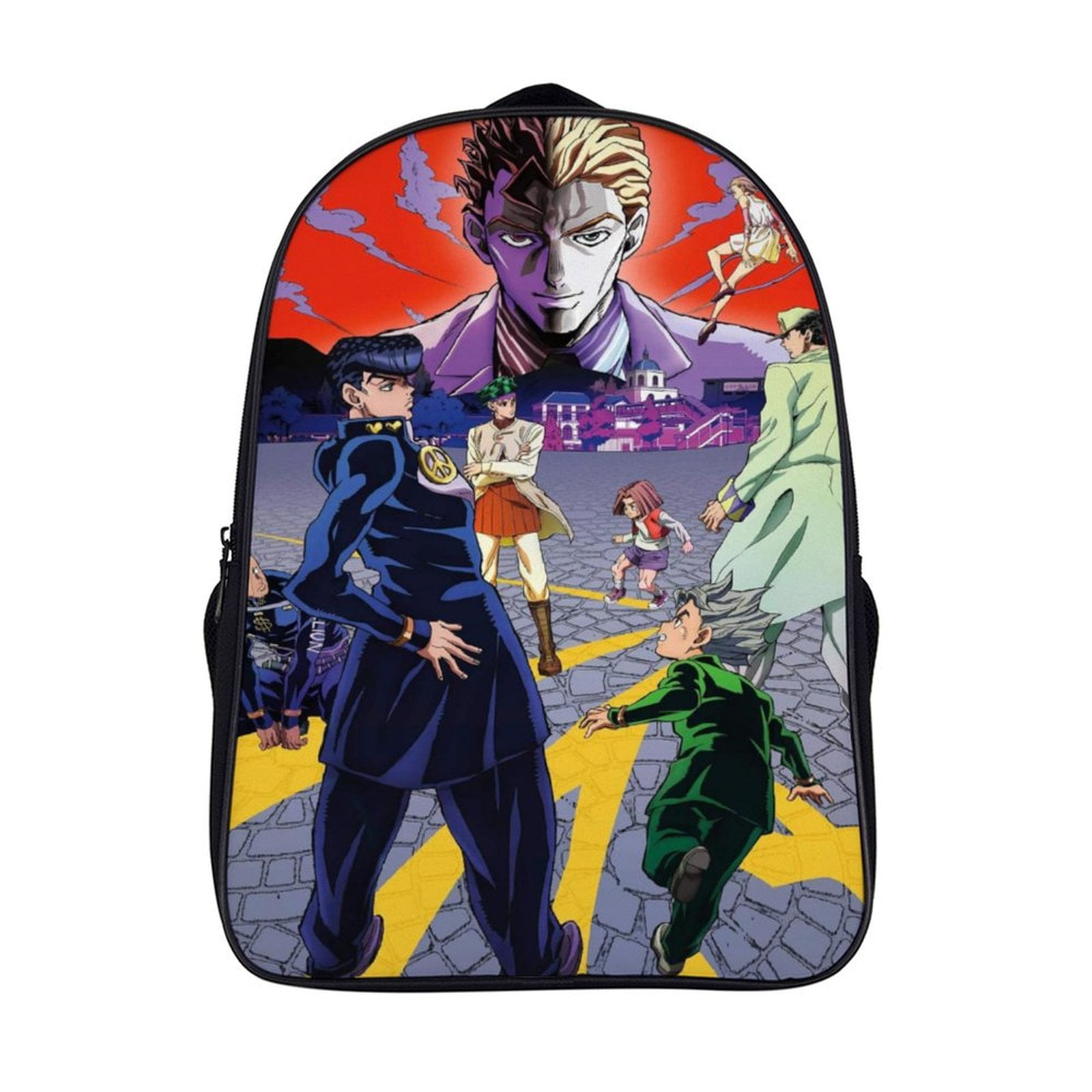 JoJo's Bizarre Adventure Backpack 16 Inch Book Bags Casual Daypack for ...