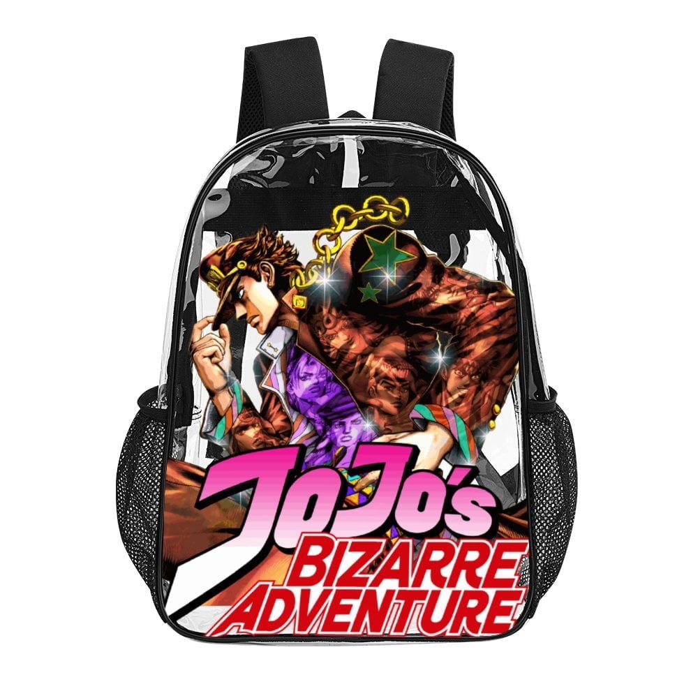 JoJo's Bizarre Adventure Clear Backpack Heavy Duty See Through Bookbag ...