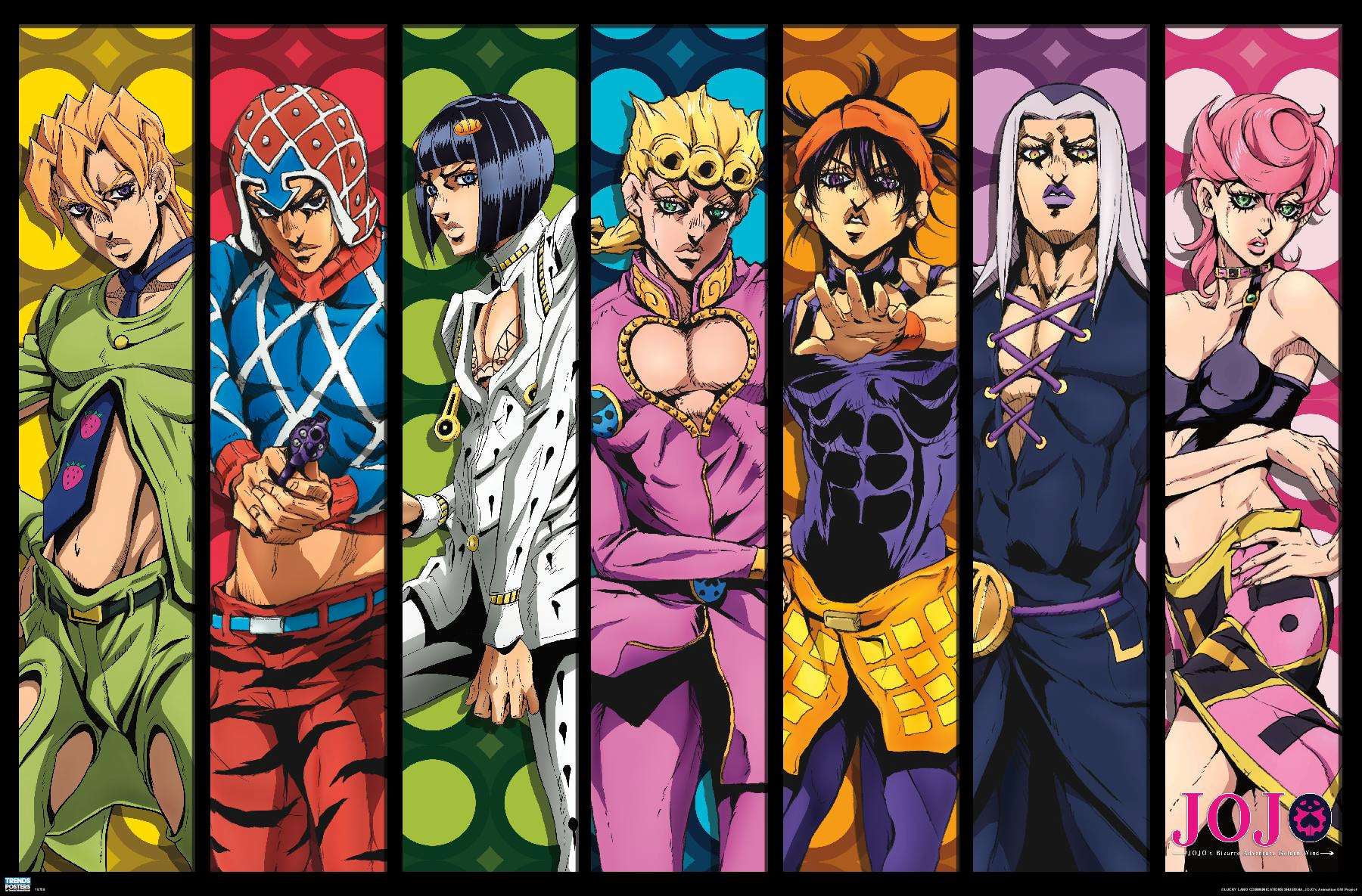 Compra JoJo's Bizarre Adventure Group Wall Poster en Ucompra Chile