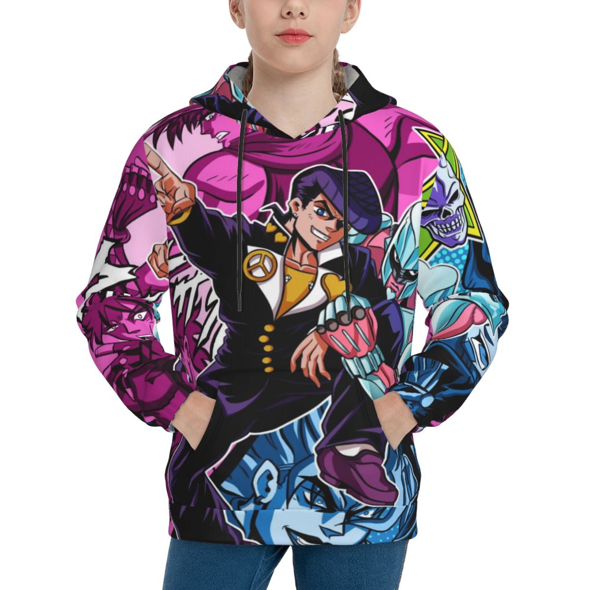 JoJo's Bizarre Adventure Hoodies Pullover For Boys Girls 3d Printed ...