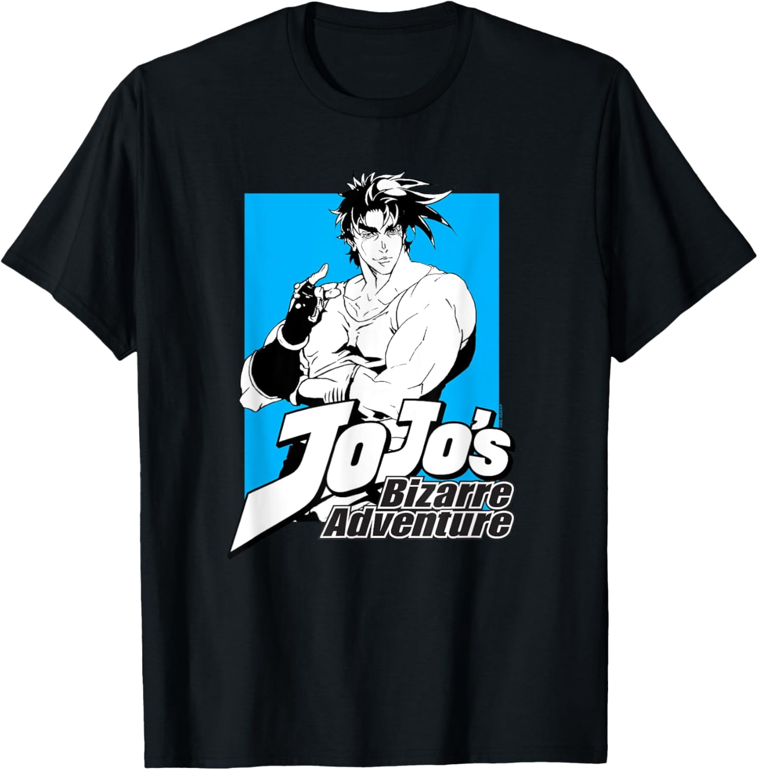 JoJo's Bizarre Adventure Part 2 Joseph Joestar Pose Anime T-Shirt Short ...