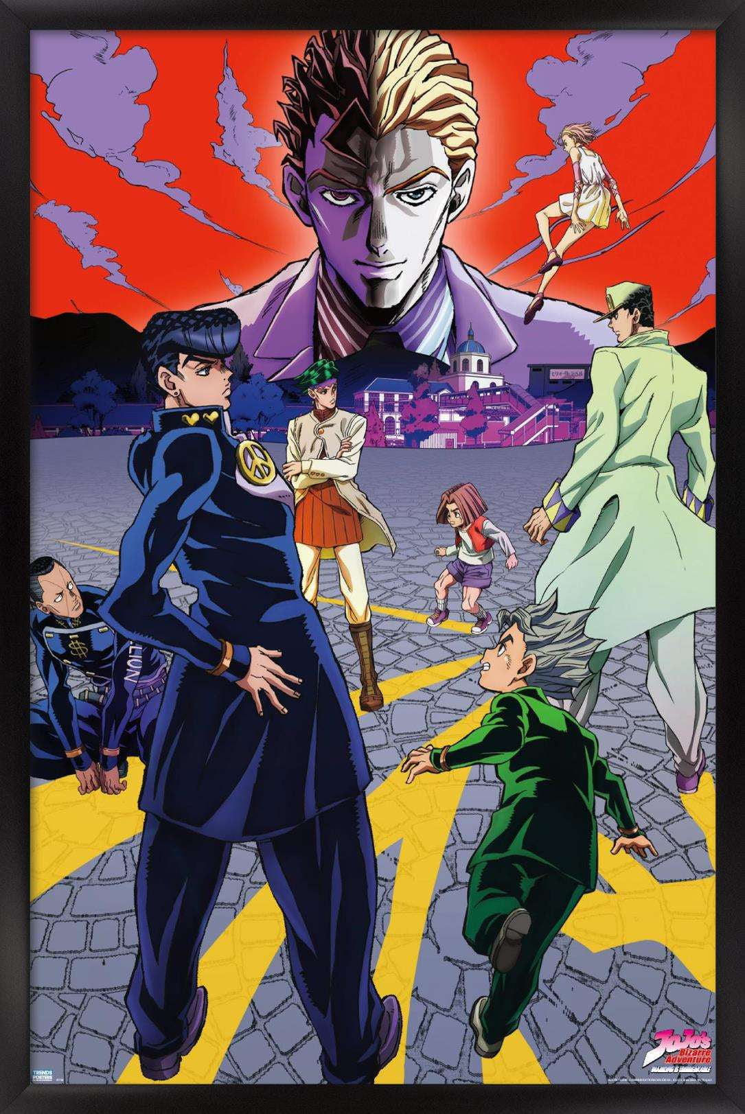 JoJo's Bizarre Adventure - Season 3 Key Art Wall Poster, 22.375" x 34 ...