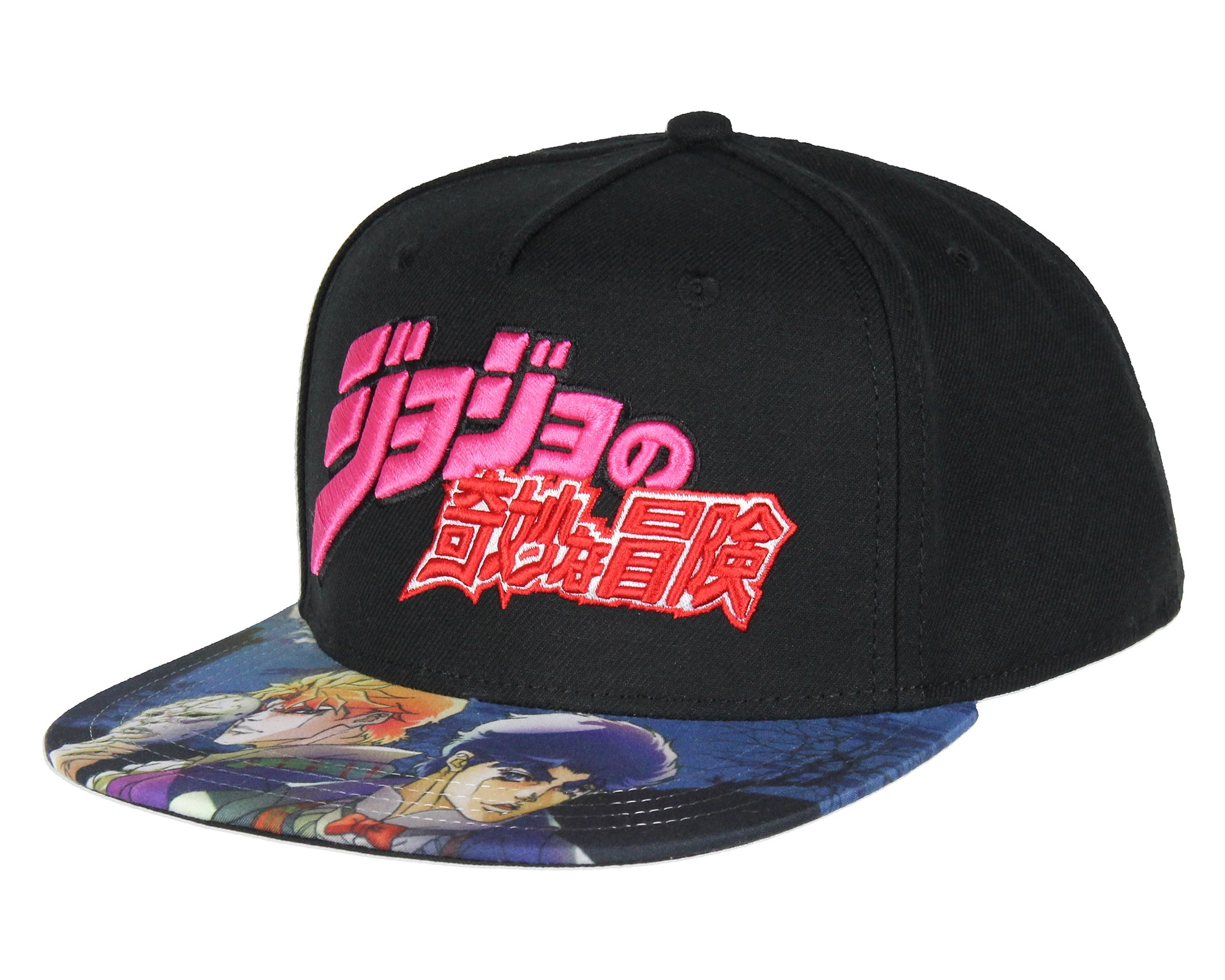 JoJo's Bizarre Adventures Character Brim Embroidered Adjustable Adult ...