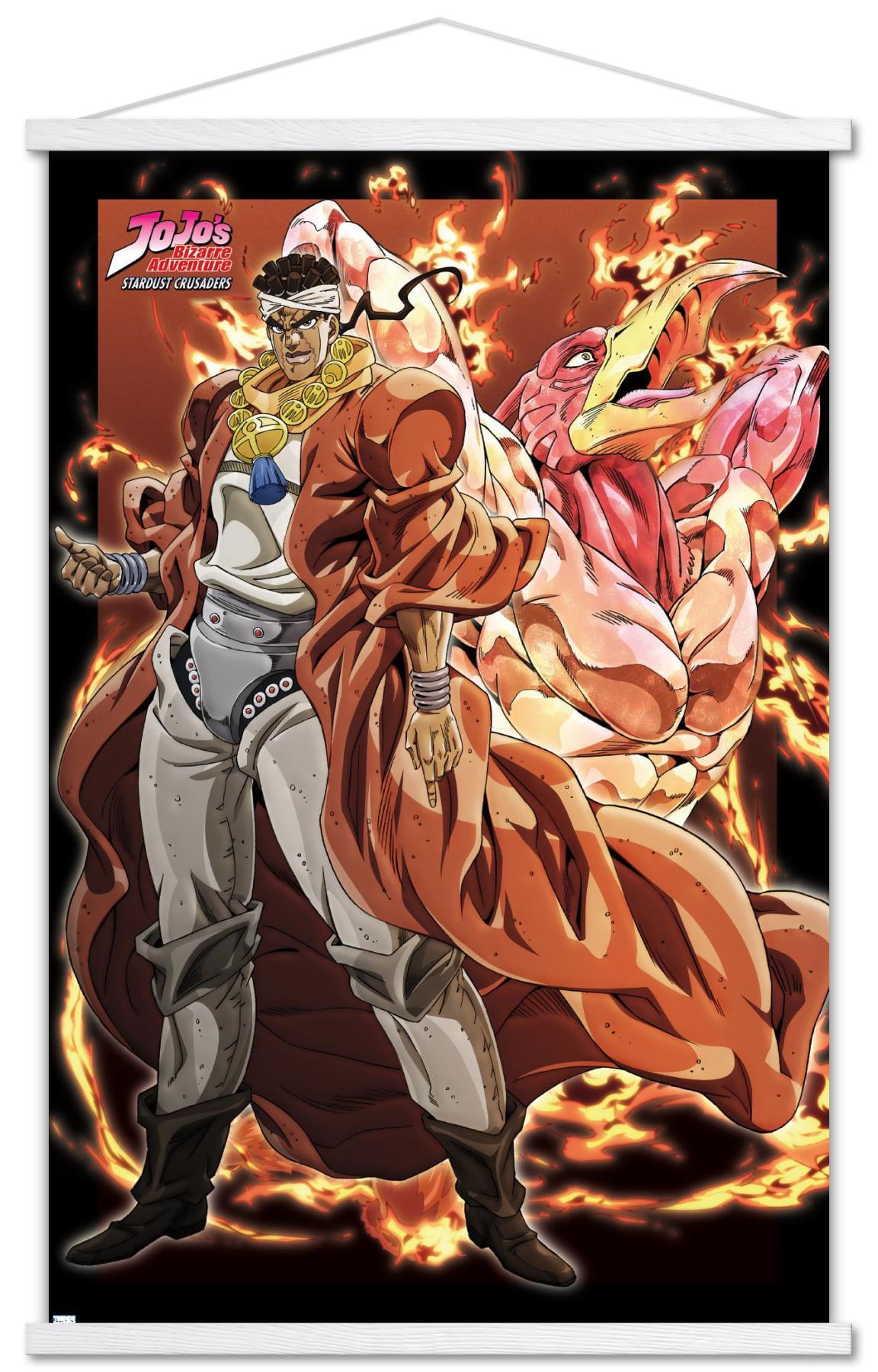 JoJo's Bizzare Adventure - Avdol and Magicians Red Wall Poster with ...
