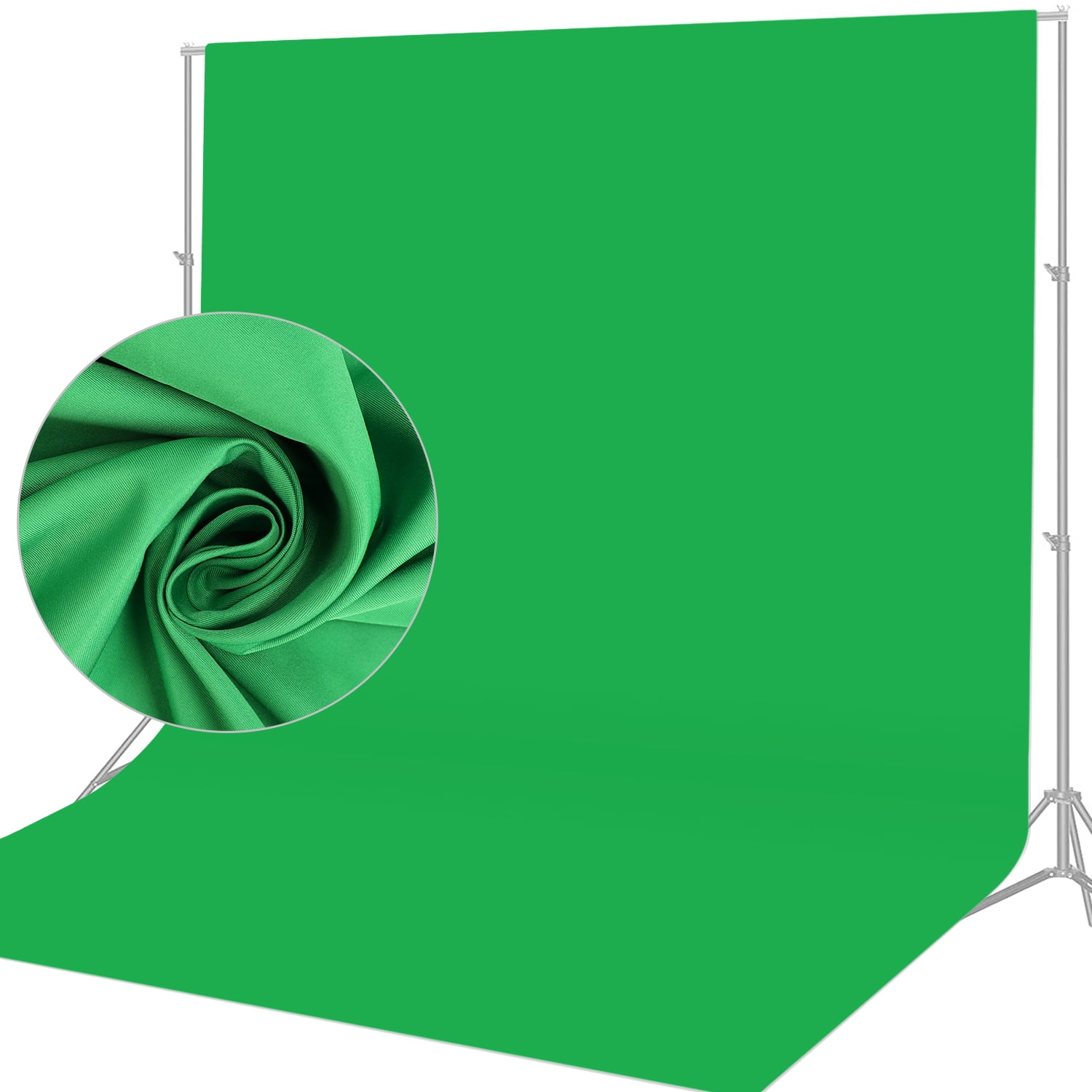 JoJocom 12 X 10 FT Green Screen Backdrop for Photography, Large ...