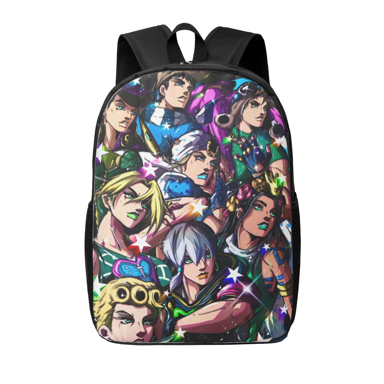JoJos Bizarre Adventure 17-Inch Lightweight Backpack Student Backpack ...