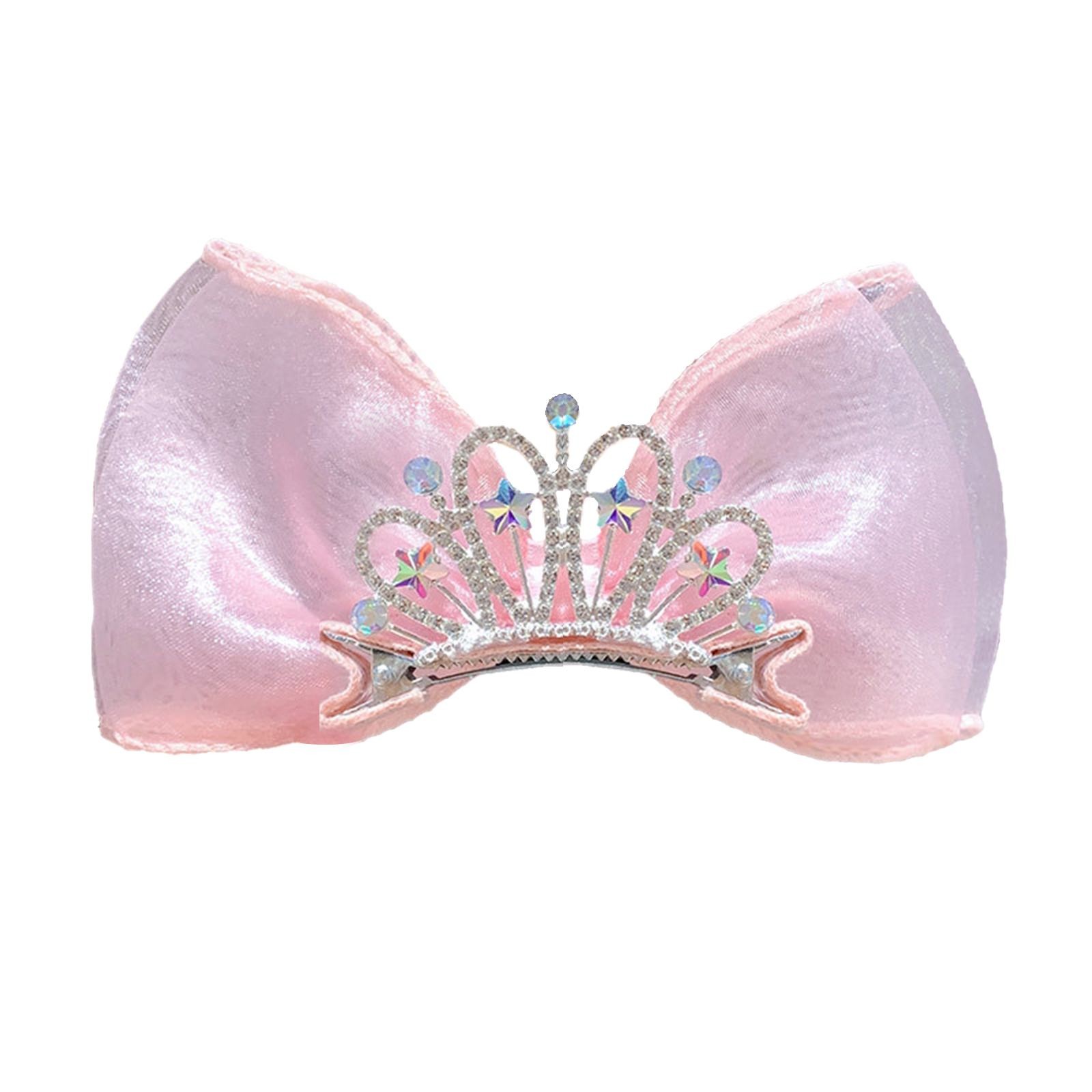 JoKKnny Children'S Super Fairy Bow Hairpin Princess Crown Hairpin Cute ...