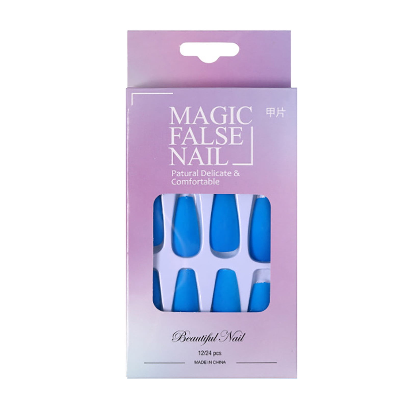JoKKnny Fake Nails False Nails Tips Artificial Tip Manicure Nail Sets ...