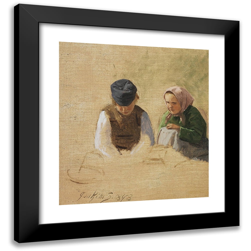Joakim Skovgaard 15x16 Black Modern Framed Museum Art Print Titled ...