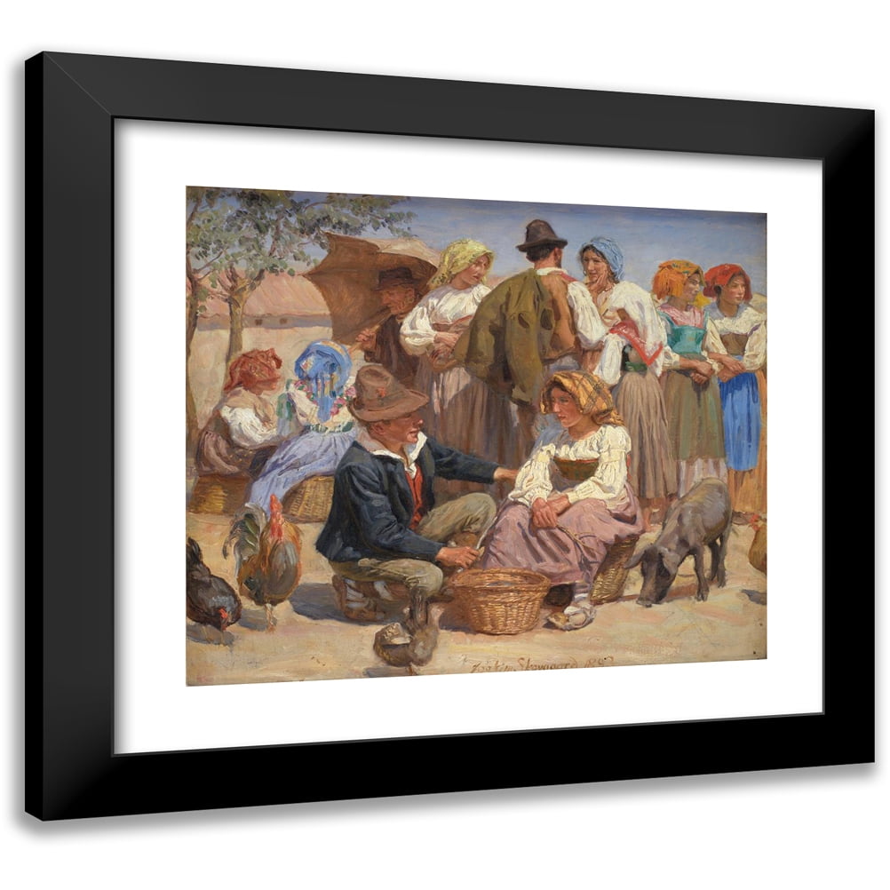 Joakim Skovgaard 17x15 Black Modern Framed Museum Art Print Titled ...