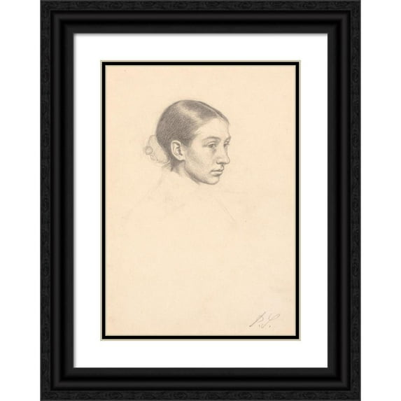 Joakim Skovgaard 18x24 Black Ornate Framed Double Matted Museum Art ...