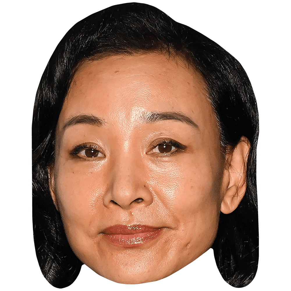 Joan Chen (Smile) Celebrity Mask, Flat Card Face, Fancy Dress Mask ...