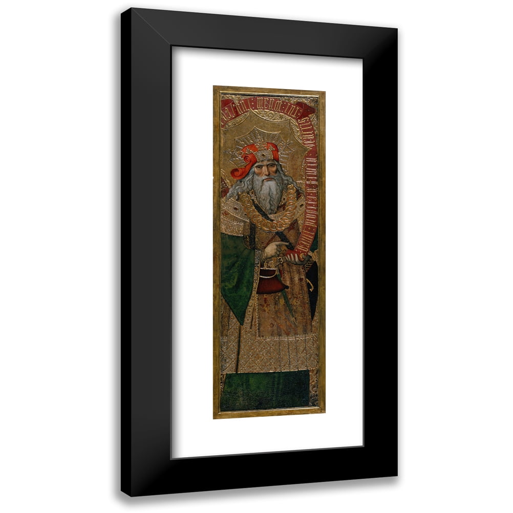 Joan Gascó 10x24 Black Modern Framed Museum Art Print Titled - David ...