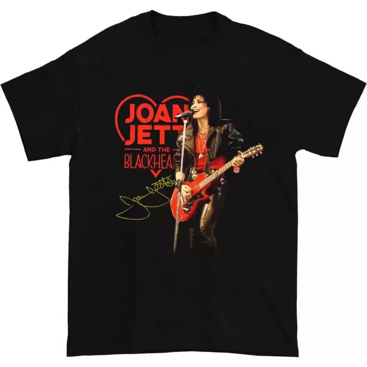Joan Jett Shirt Gift Family Unisex S-345XL Black Cotton T-Shirt- Free ...