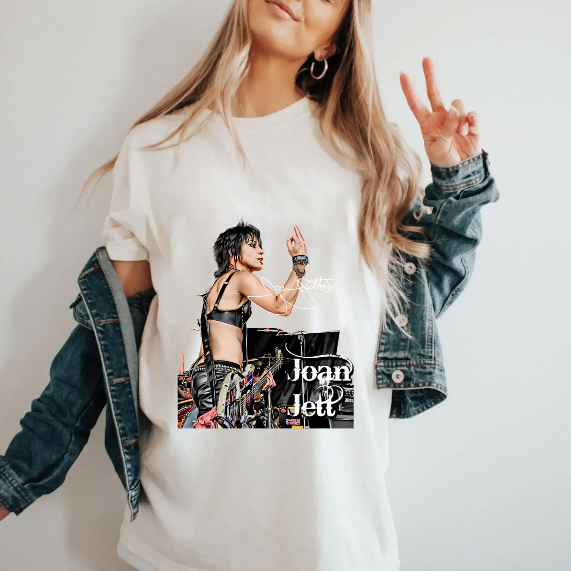 Joan Jett Signature Shirt Joan Jett Rock N Roll Shirt - Walmart.com