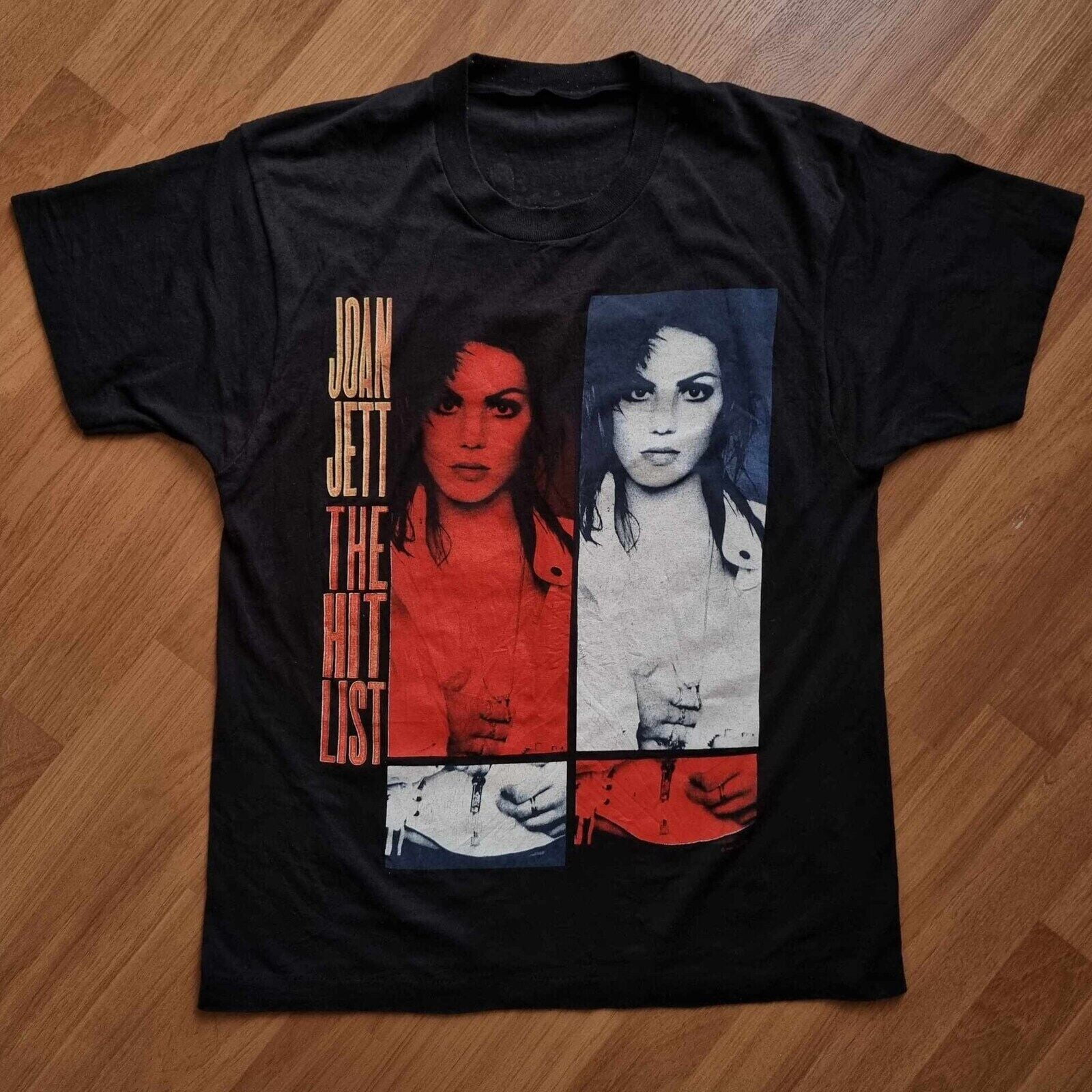 Joan Jett The Hit List Tour 1990 Tee Shirt Vintage - Walmart.com