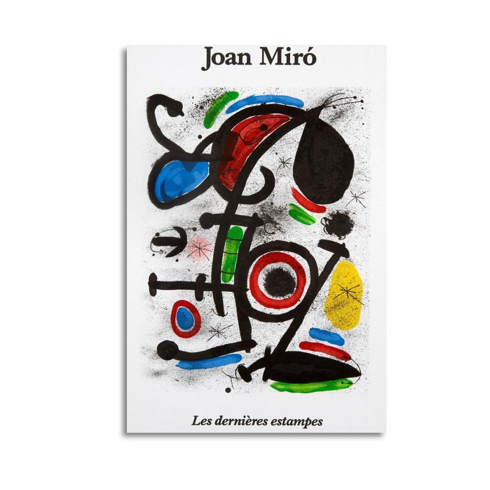 Joan Miró Poster Decoration Vibrant High-end Wall Posters Retro Room ...