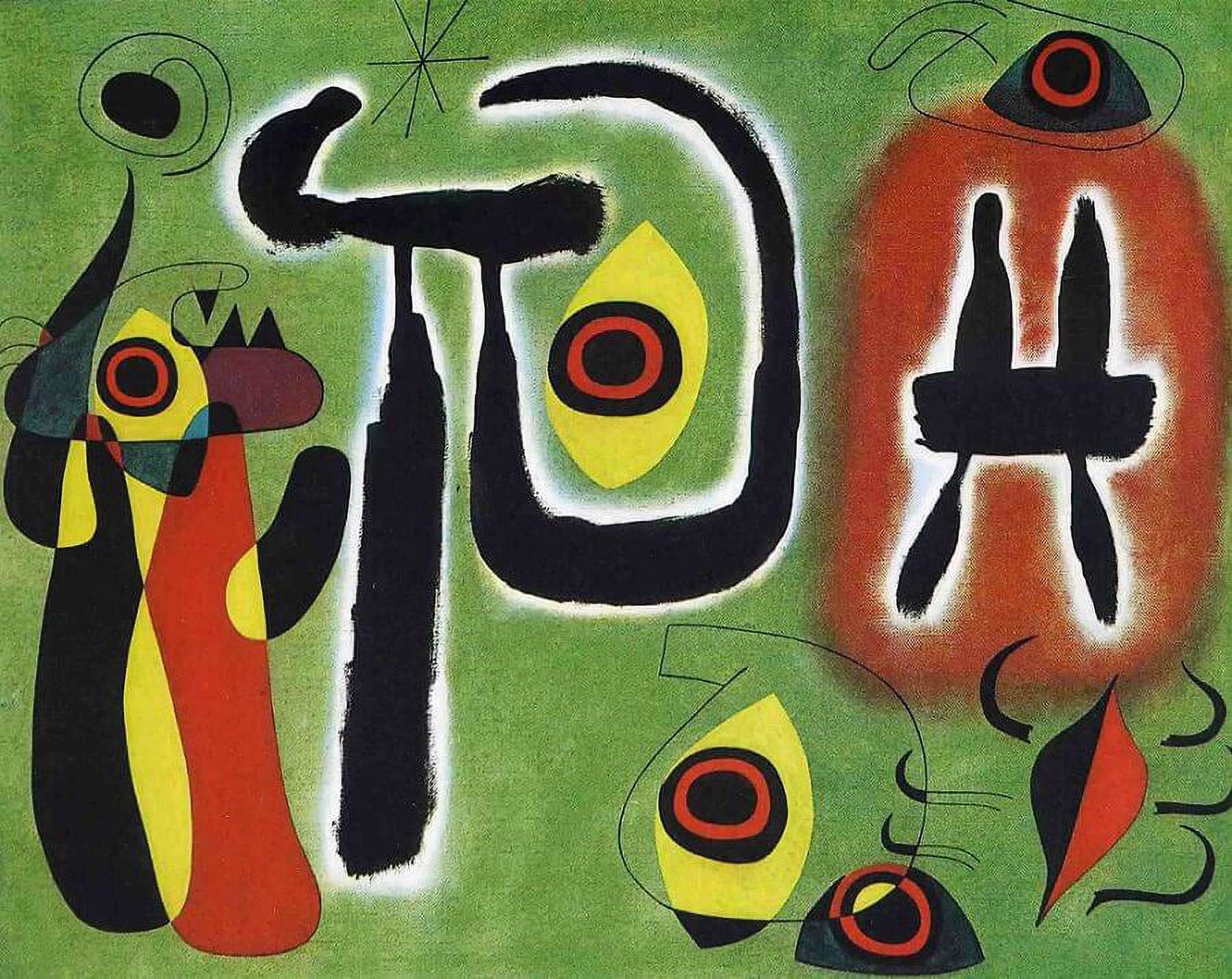 Customer reviews for Joan Miró Wall Art Joan Miro The Red Sun Gnaws at ...