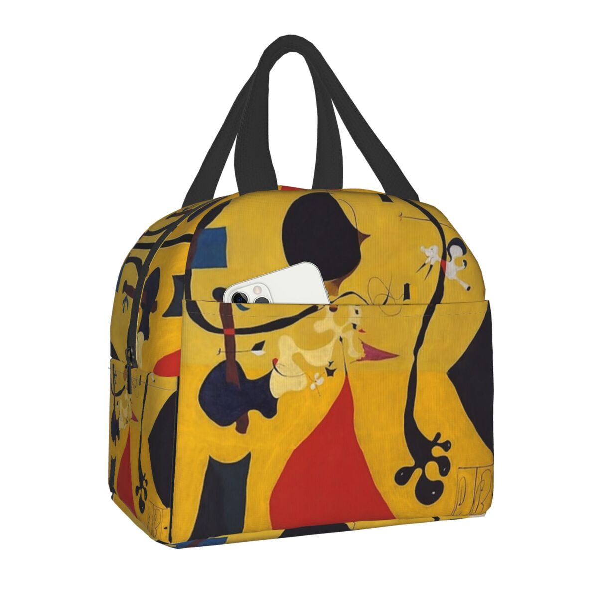 Joan Miro Abstract Animal Art Insulated Lunch Bag Resuable Cooler ...