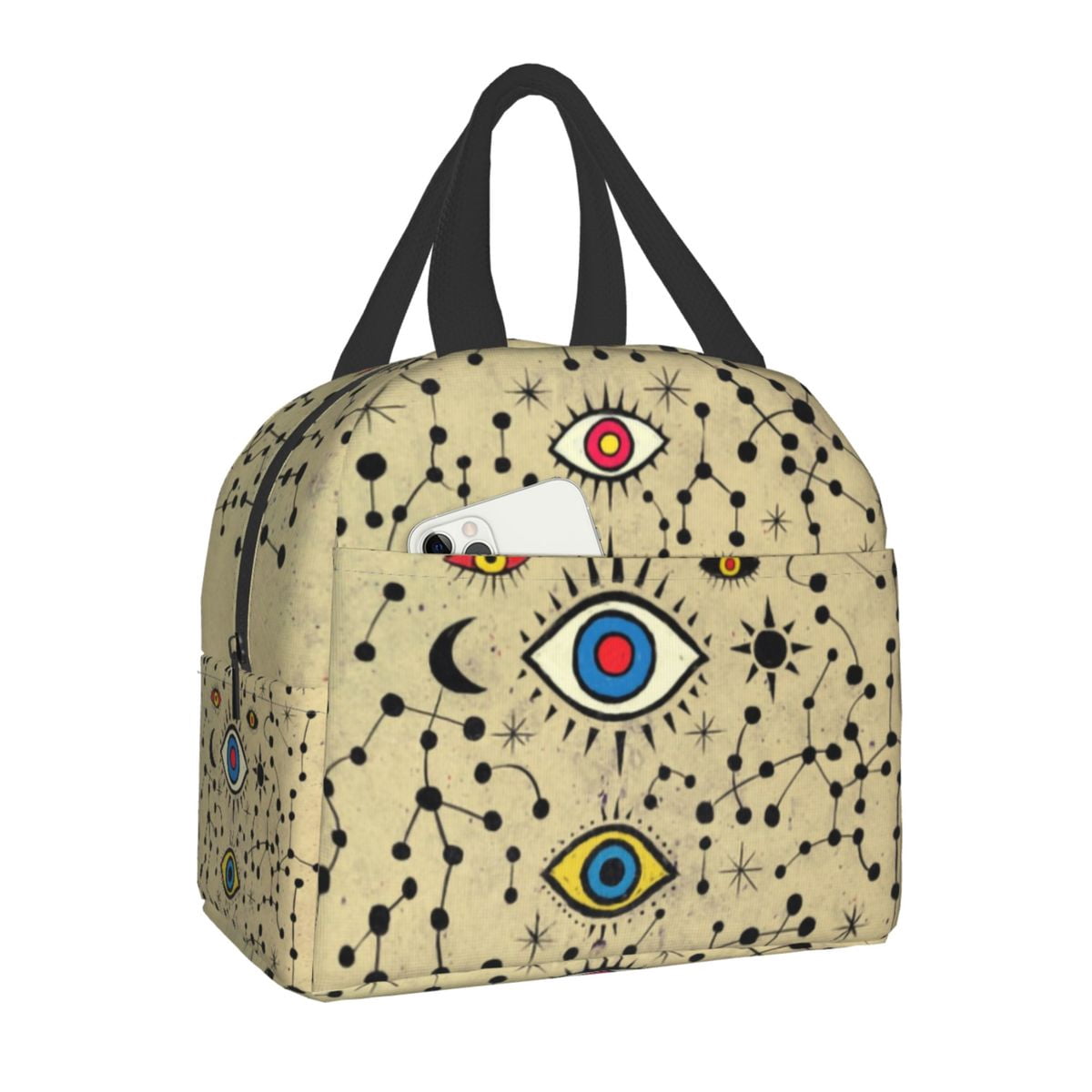 Joan Miro Abstract Graffiti Art Insulated Lunch Bag for Women Resuable ...