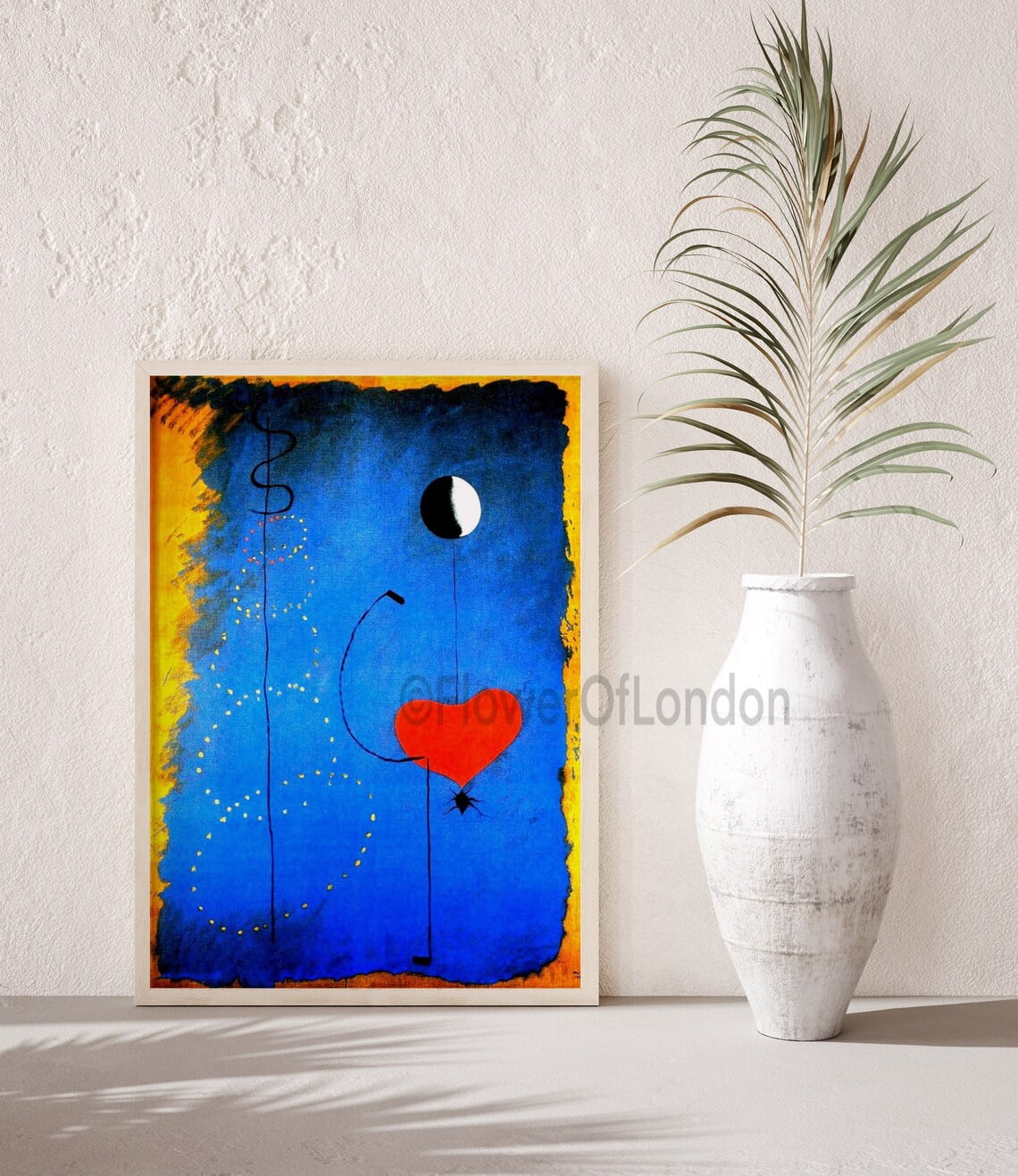 Joan Miro Dancer Ballerina Surrealism Print Valentine Decor Heart ...