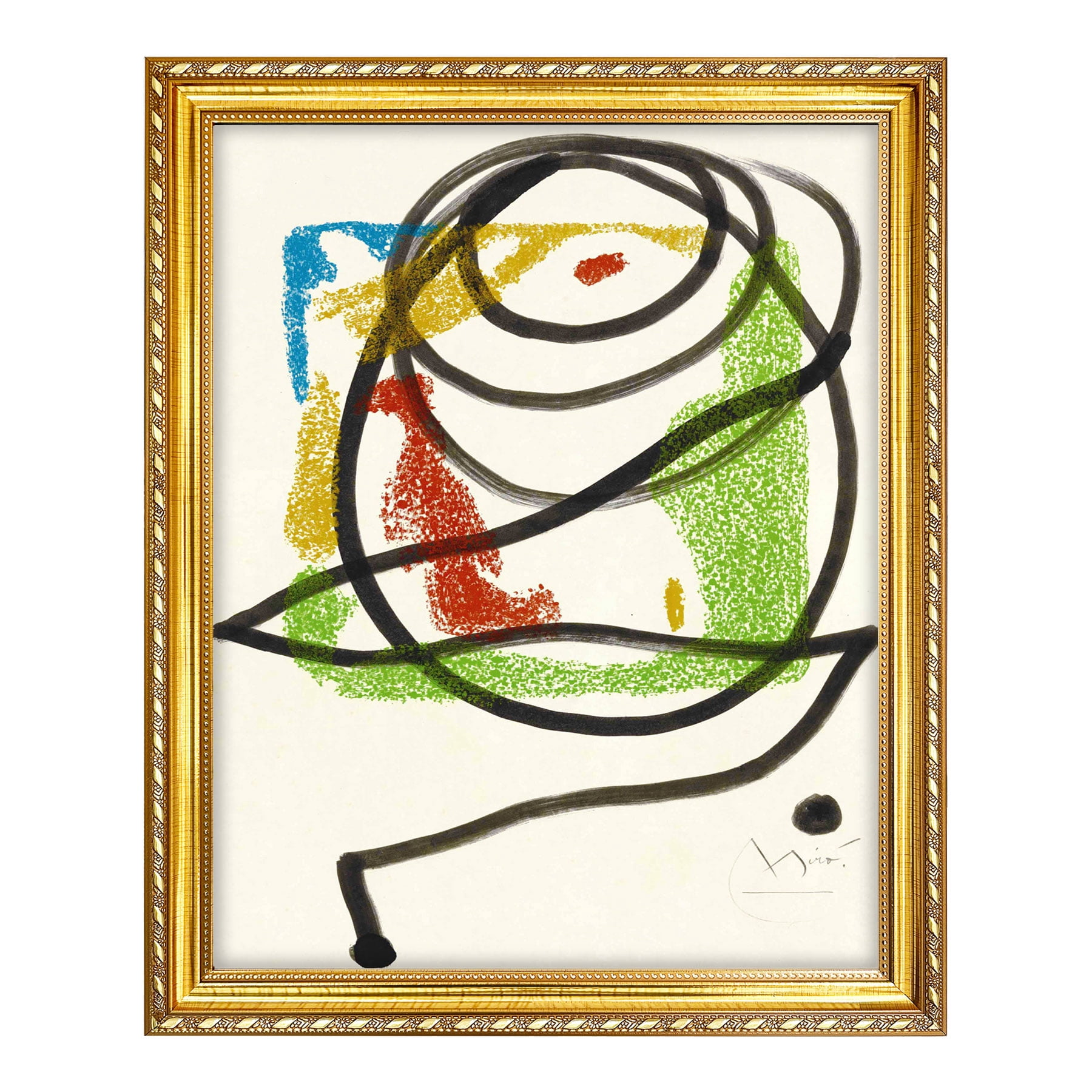 Joan Miro Essentials Of Earth Joan Miro Wall Art Framed Miro Art Wall ...
