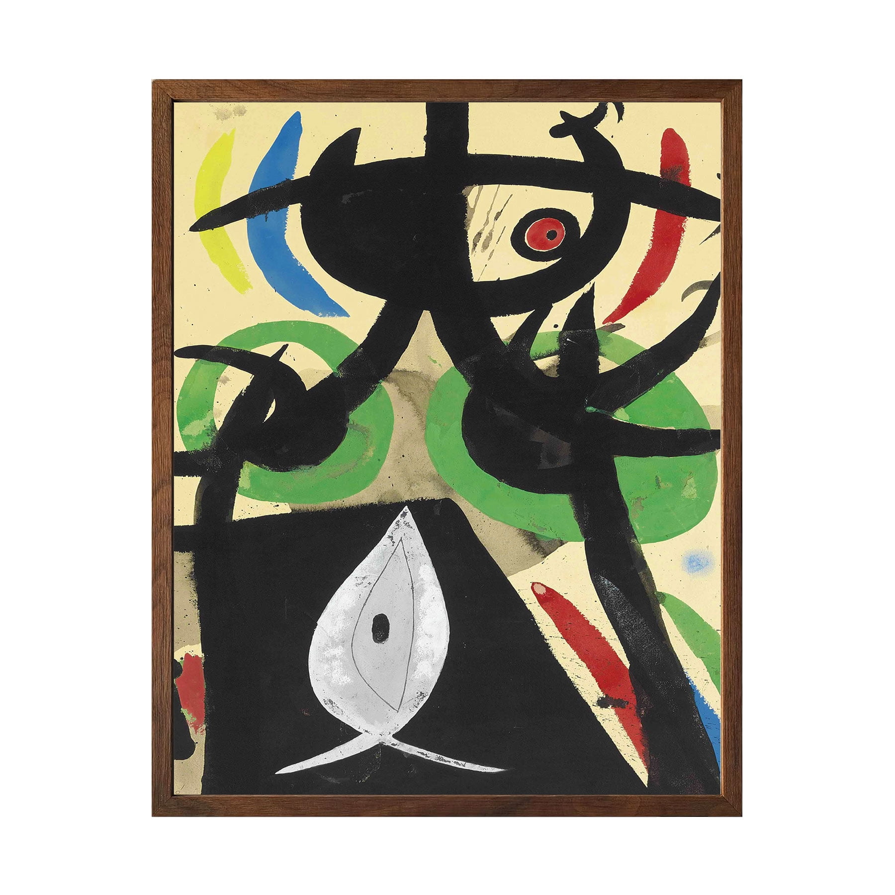 Joan Miro Fish Joan Miro Wall Art Framed Miro Art Wall Decor Abstract ...