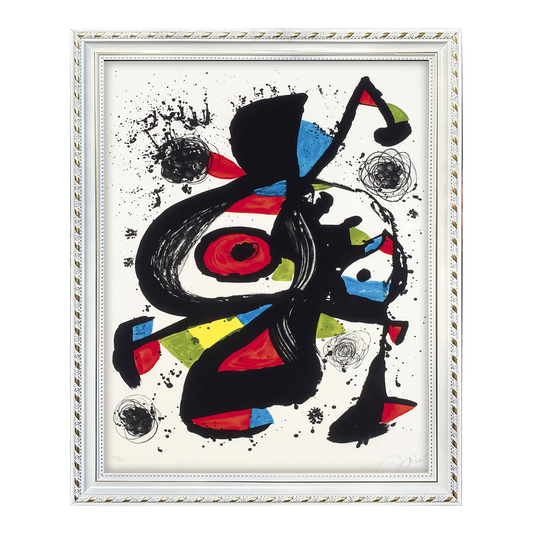 Joan Miro Fish Joan Miro Wall Art Framed Miro Art Wall Decor Abstract ...